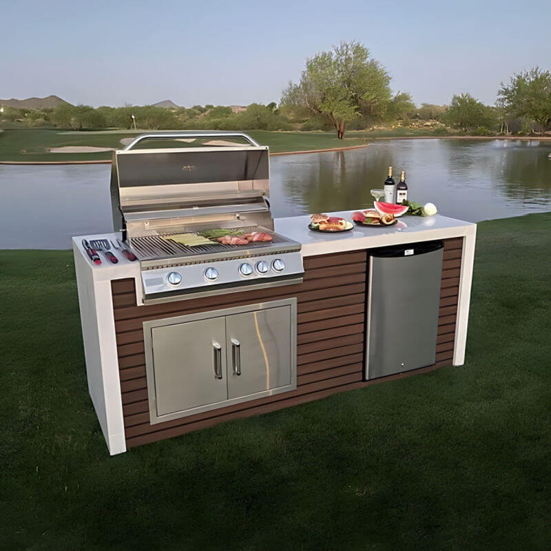 Natural Gas or Propane Fueled Outdoor Kitchens – Good Time Grills